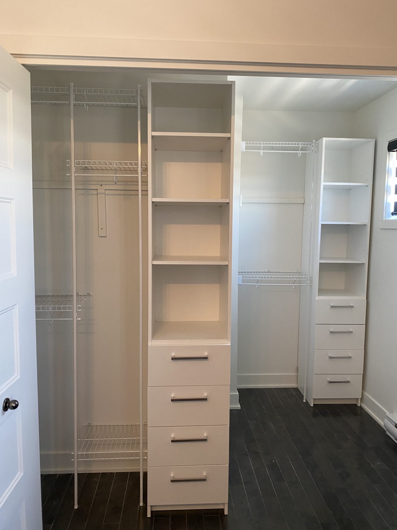 Tablettes de rangements mixte (grillagées et mélamines)- As du rangement